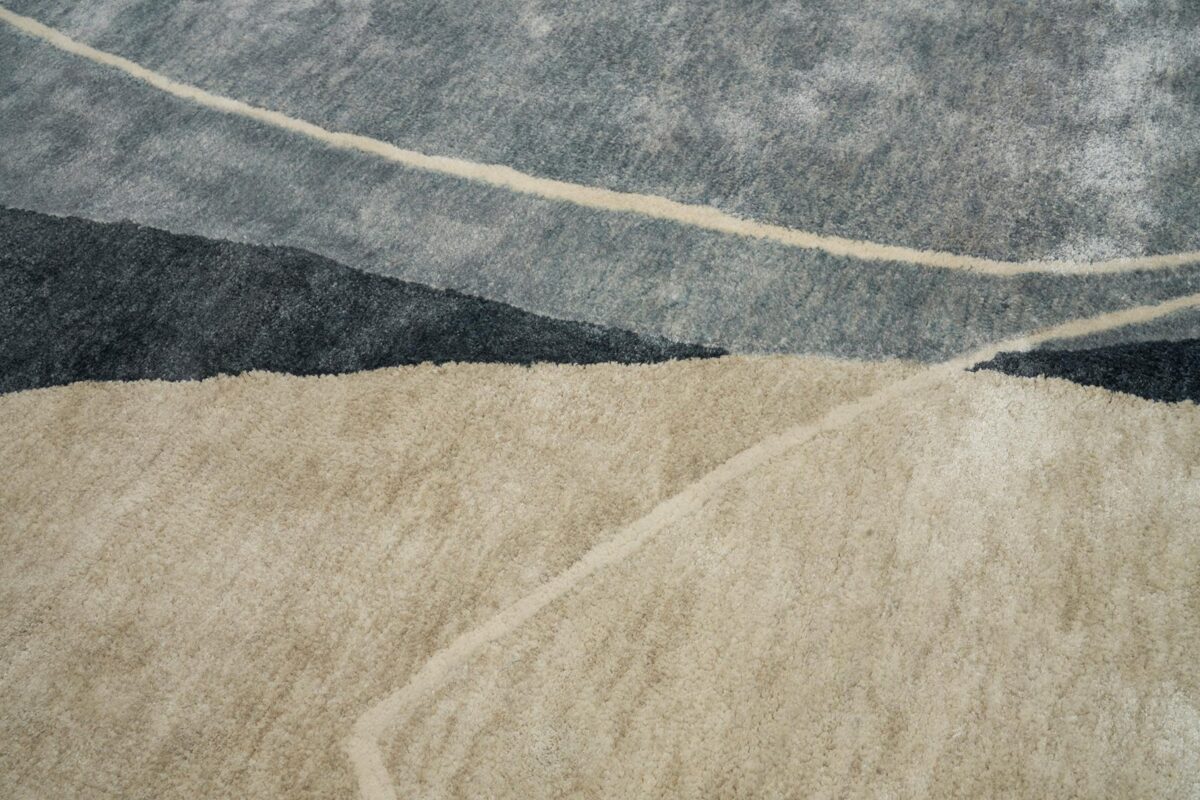 GLACIER BLUE kilimas - HAND MADE kolekcija - KILIMAI - avakilimai